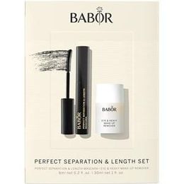 Babor Make-up Augen Geschenkset Perfect Separation & Length Mascara 6 ml + Eye & Heavy Make-Up Remover 30 ml