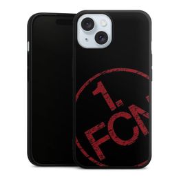 DeinDesign iPhone 15 Handy Premium Silikon H&uuml;lle Handyh&uuml;lle schwarz Case Texture Merchandise 1. Fcn Silikon Premium Case