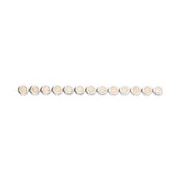 JuwelmaLux Armband Armband 925/000 Sterling Silber champagner synth Zirkonia J (kein Set, 1-tlg., kein Set), silberfarben