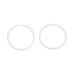 JuwelmaLux Paar Creolen Creolen 925/000 Sterling Silber JL10-06-2087 (kein Set, 2-tlg., inkl. edelm Schmucketui), silberfarben