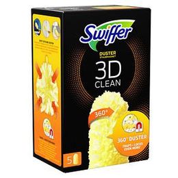 Swiffer DUSTER STAUBMAGNET 360 3D Clean Staubfangtücher Mikrofaser, 5 Tücher