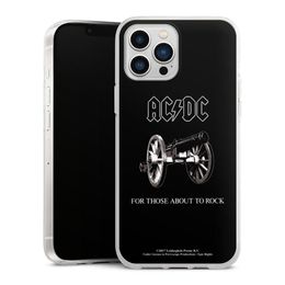 DeinDesign iPhone 13 Pro Max Handy Silikon H&uuml;lle Case transparent Handyh&uuml;lle Music Acdc Merchandise Silikon Case