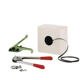 ratioform Umreifungs-Set, PP-Band, Spanngerät, Verschlusszange, Band im Spenderkarton, Verschlusshülsen, Bandbreite 16 mm