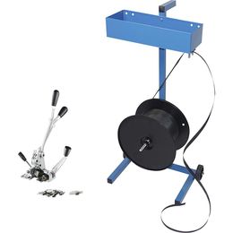 ratioform Umreifungs-Set, PP-Band, Spann- und Verschlussgerät, Abroller, Band, Verschlusshülsen, Bandbreite 13 mm