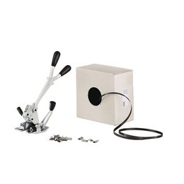 ratioform Umreifungs-Set, PP-Band, Spann- und Verschlussgerät, Band im Spenderkarton, Verschlusshülsen, Bandbreite 13 mm