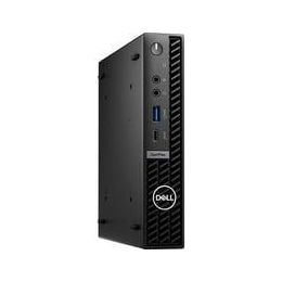 Dell OptiPlex 7010 MFF (VF1XH), Mini-PC schwarz, Windows 11 Pro 64-Bit Prozessor: Intel Core i3-13100T Grafik: Intel UHD Graphics 730 Speicher: 8 GB DDR4-Arbeitsspeicher | 256 GB SSD-Festplatte