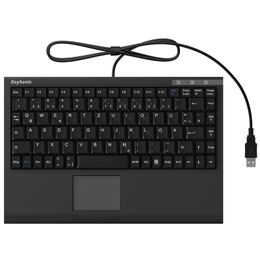 KEYSONIC Tastatur ACK-540U+ QWERTY-Tastatur