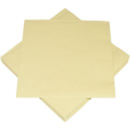 SONSTIGE Servietten BASIC creme (BT 33x33 cm)