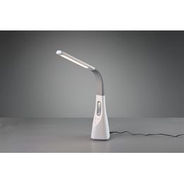 SONSTIGE Reality Leuchten Tischleuchte VENTO (BH 12.50x46 cm) BH 12.50x46 cm weiß Tischlampe Klemmleuchte Schreibtischleuchte Schreibtischlampe