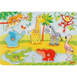 SONSTIGE Steckpuzzle TIERKINDER (BHT 30x21x2,40 cm)