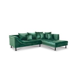 SONSTIGE Polsterecke MALINA (BHT 255x86x205 cm) BHT 255x86x205 cm grün Ecksofa Wohnlandschaft Eckcouch