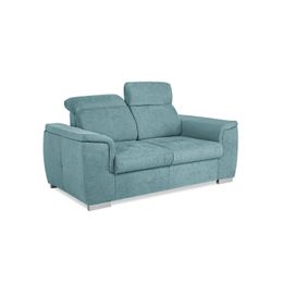SONSTIGE Sofa 2 Sitzer LAURENZ (BHT 167x100x88 cm) BHT 167x100x88 cm türkis Couch Einzelsofa Zweier Dreier Sitzer