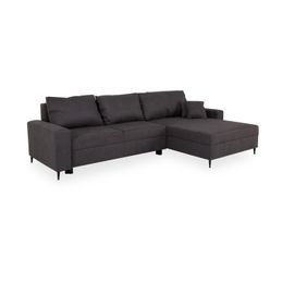 SONSTIGE Polsterecke self JUSTUS (BHT 268x90x170 cm) BHT 268x90x170 cm grau Ecksofa Wohnlandschaft Eckcouch