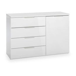 SONSTIGE Kommode SIVA (BHT 120x83x45 cm) BHT 120x83x45 cm weiß Sideboard Bürokommode Anrichte