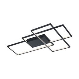 SONSTIGE TRIO-Leuchten Deckenleuchte THIAGO (BHT 114x8.50x75 cm) BHT 114x8.50x75 cm grau Deckenlampe