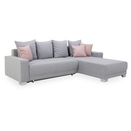 SONSTIGE Polsterecke MARLEEN (BHT 255x85x182 cm) BHT 255x85x182 cm grau Ecksofa Wohnlandschaft Eckcouch