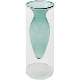 KARE Vase AMORE blau (H 20 cm)