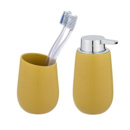 Wenko Waschtisch-Set BADI (BHT 9,50x16x8 cm)