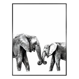 SONSTIGE Bild ELEPHANT LOVE (BH 40x30 cm)