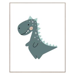 SONSTIGE Bild DINO KIDS grau (BH 40x50 cm)