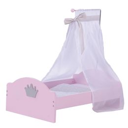 Puppenstandbett Roba PRINZESSIN (LBH 52x31x53 cm)