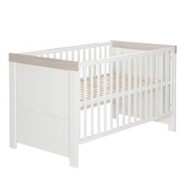 SONSTIGE Babybett ROBA LUCY (BHT 144x82x76 cm) BHT 144x82x76 cm weiß Kinderbett Sprossenbett Kombi-Kinderbett Kombikinderbett Kinder-Kombibett