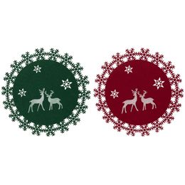 SONSTIGE Tischset SNOWFLAKE rund (D 36 cm)