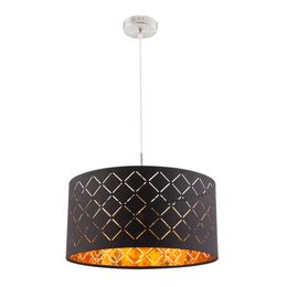 SONSTIGE GLOBO Lighting Hängeleuchte QUADRAT (DH 40x140 cm) DH 40x140 cm schwarz Hängelampe Pendelleuchte Pendellampe