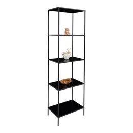 SONSTIGE Bücherregal VITA (LBH 36x51x170 cm) LBH 36x51x170 cm schwarz Bücher-Regal Raumteiler