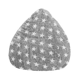 MAGMA Sitzsack FLUFFY STARS L (DH 70x90 cm)