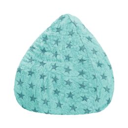 MAGMA Sitzsack FLUFFY STARS L (DH 70x90 cm)