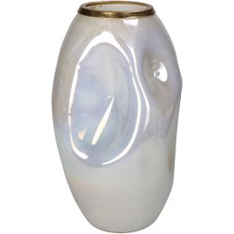 SONSTIGE Vase DENT weiß (BHT 17x30x17 cm)