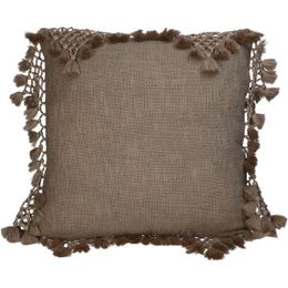 SONSTIGE Kissen TASSELS taupe