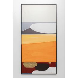 KARE Bild ABSTRACT SHAPES ORANGE (BH 73x143 cm)