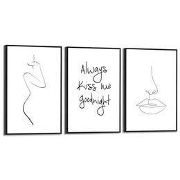 SONSTIGE Bilder-Set LOVE (BH 20x30 cm)