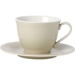 SONSTIGE Villeroy & Boch Kaffeetasse LOOP beige (H 10 cm) H 10 cm beige