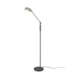 SONSTIGE TRIO-Leuchten Stehleuchte FRANKLIN (BH 23x133 cm) BH 23x133 cm grau Stehlampe Leseleuchte Deckenfluter Bogenleuchte