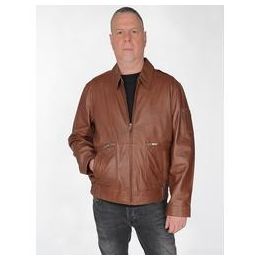 Lederjacke JCC "3102229" Gr. 66, braun (cognac) Herren Jacken