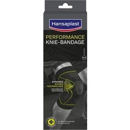 Hansaplast Sport & Bewegung Bandagen & Tapes Performance Knie-Bandage S/M Oberhalb des Knies 38,5 - 44,5 cm oder Unterhalb des Knies 33,0 - 39,0 cm