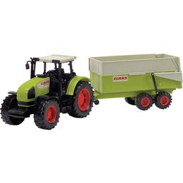 DICKIE TOYS DICKIE-TOYS CLAAS Ares Set, Traktor mit Anhänger, Kippmechanismus Spielzeugauto Mehrfarbig