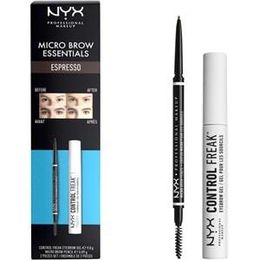 Nyx Cosmetics NYX Professional Makeup Augen Make-up Augenbrauen Geschenkset No. 4 - Augenbrauengel 9 g + Augenbrauenstift 0,09 g