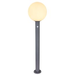 SONSTIGE GLOBO Lighting Außenleuchte OSSY (DH 25x100 cm) DH 25x100 cm weiß Außenlampe LED-Aussenleuchten Outdoor-Leuchte