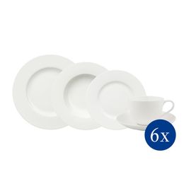 SONSTIGE Villeroy & Boch Kombiservice NOBLESSE/ROYAL weiß Frühstücks-Set Geschirrset Kaffeeservice Teeservice Frühstücksset