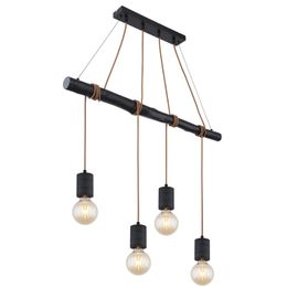 SONSTIGE GLOBO Lighting Hängeleuchte HERMINE (LBH 90x7x120 cm) LBH 90x7x120 cm schwarz Hängelampe Pendelleuchte Pendellampe