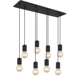 SONSTIGE GLOBO Lighting Hängeleuchte HERMINE (LBH 94x24x120 cm) LBH 94x24x120 cm schwarz Hängelampe Pendelleuchte Pendellampe