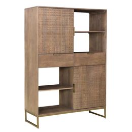 SONSTIGE WOLFMÖBEL Highboard BURSA (BHT 120x160x40 cm) BHT 120x160x40 cm orange Hochkommode