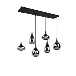 SONSTIGE TRIO-Leuchten Pendelleuchte LUMINA (BHT 93.80x150x34.50 cm) BHT 93.80x150x34.50 cm schwarz Hängelampe Hängeleuchte Pendellampe