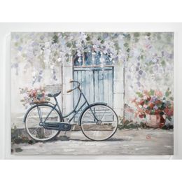 Casa Nova Wandgemälde Fahrrad (BHT 120x90x3,80 cm)