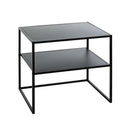 SONSTIGE HAKU Möbel Beistelltisch (BHT 50x45x40 cm) BHT 50x45x40 cm schwarz Kaffeetisch Laptoptisch