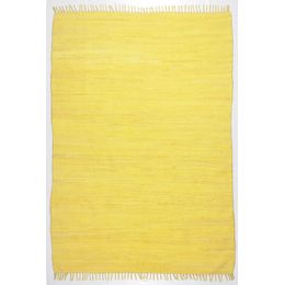 Theko Teppich HAPPY COTTON gelb (BT 120x180 cm)